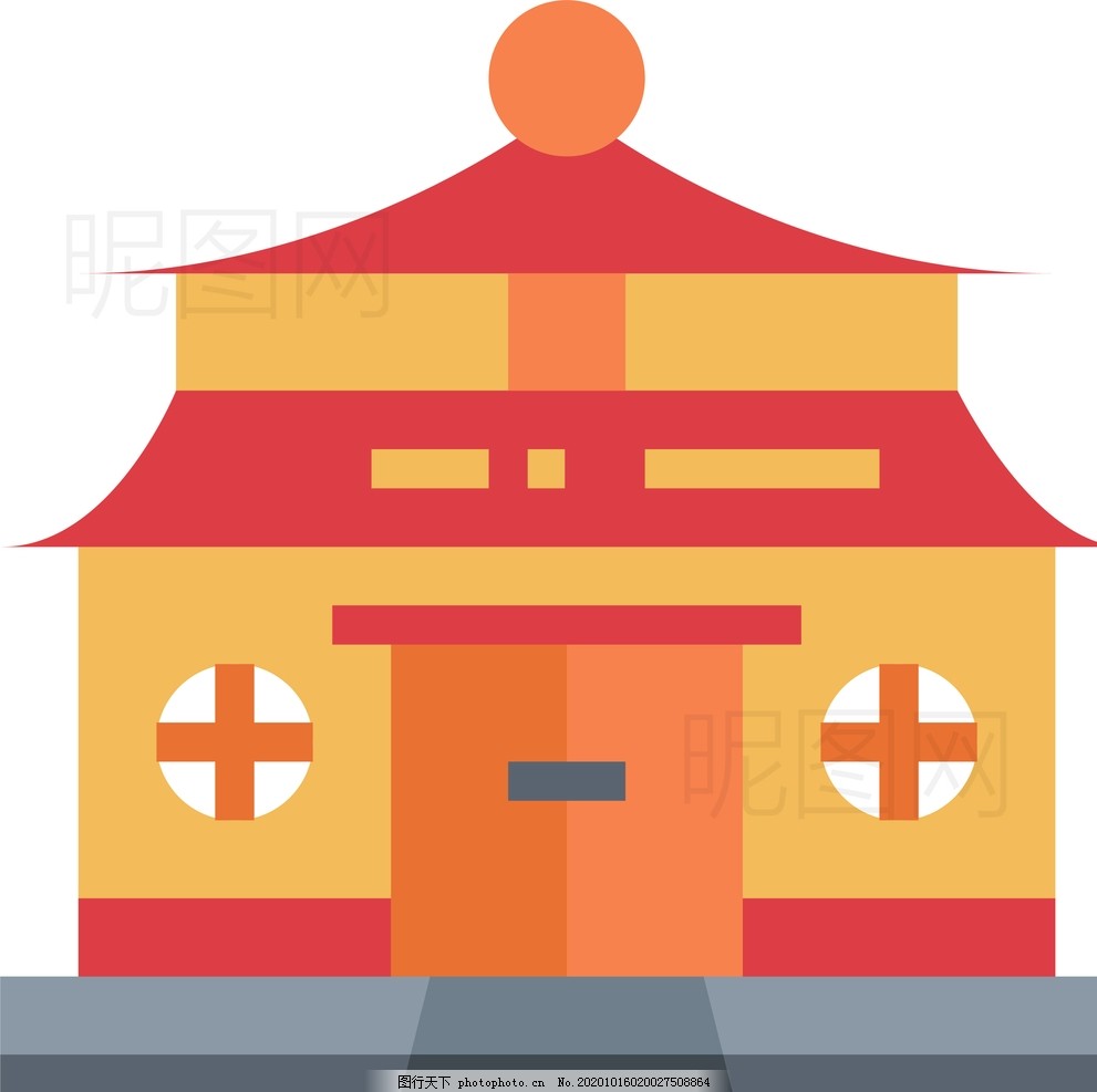 寺庙图片_其他_LOGO标识-图行天下素材网