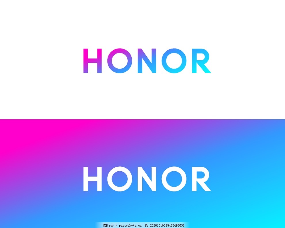 荣耀Honor手机logo图片_Logo_LOGO标识-图行天下素材网