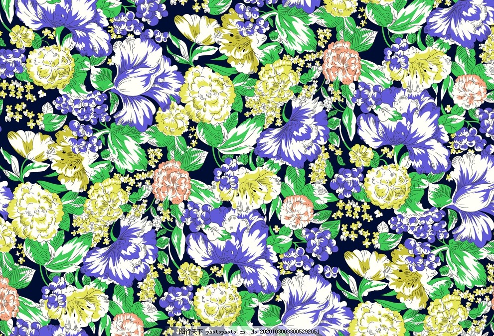 手绘花图片_其他_其他-图行天下素材网