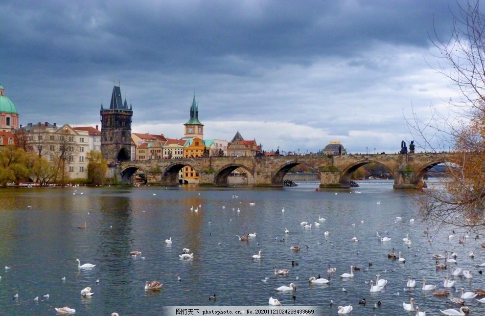 查理大桥图片_园林设计_建筑空间-图行天下素材网